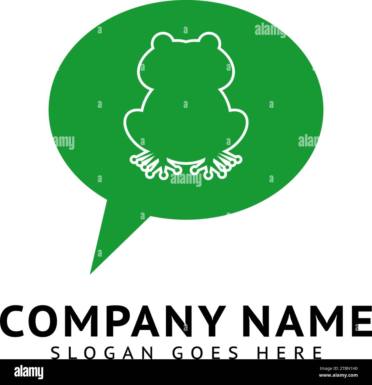 Frog face logo hi-res stock photography and images - Alamy