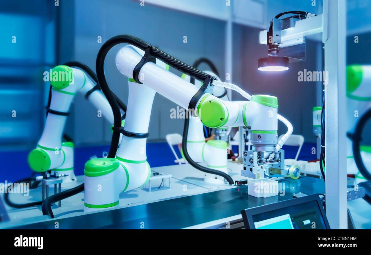 automatic vision sensor camera system in intellegence factory Stock ...