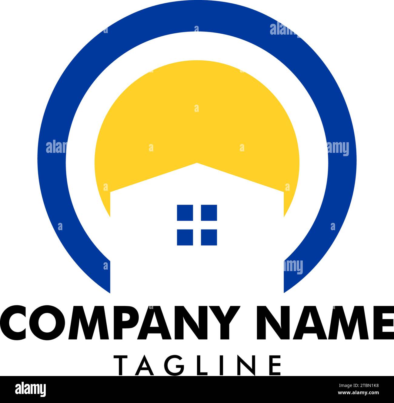 Circle House logo Design, Modern Real Estate Logo Design Inspiration Stock Vector Image & Art ...