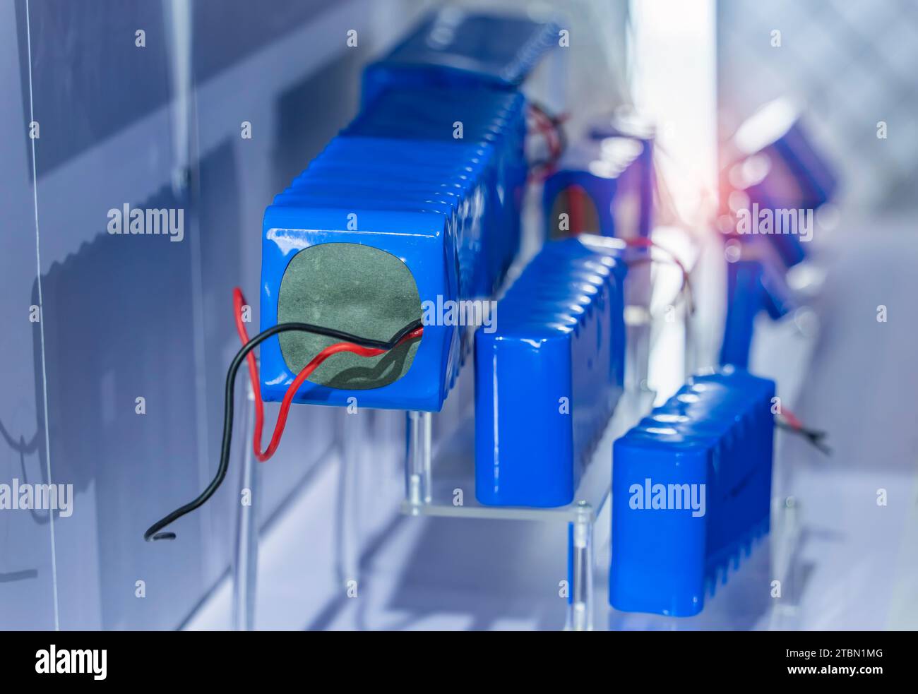 Lithium ion industrial high current batteries Stock Photo - Alamy