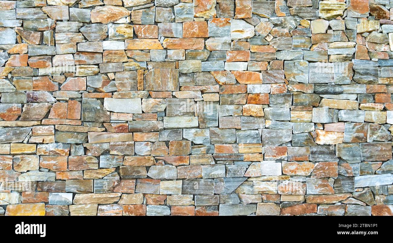 old rustic rock wall texture Stock Photo - Alamy