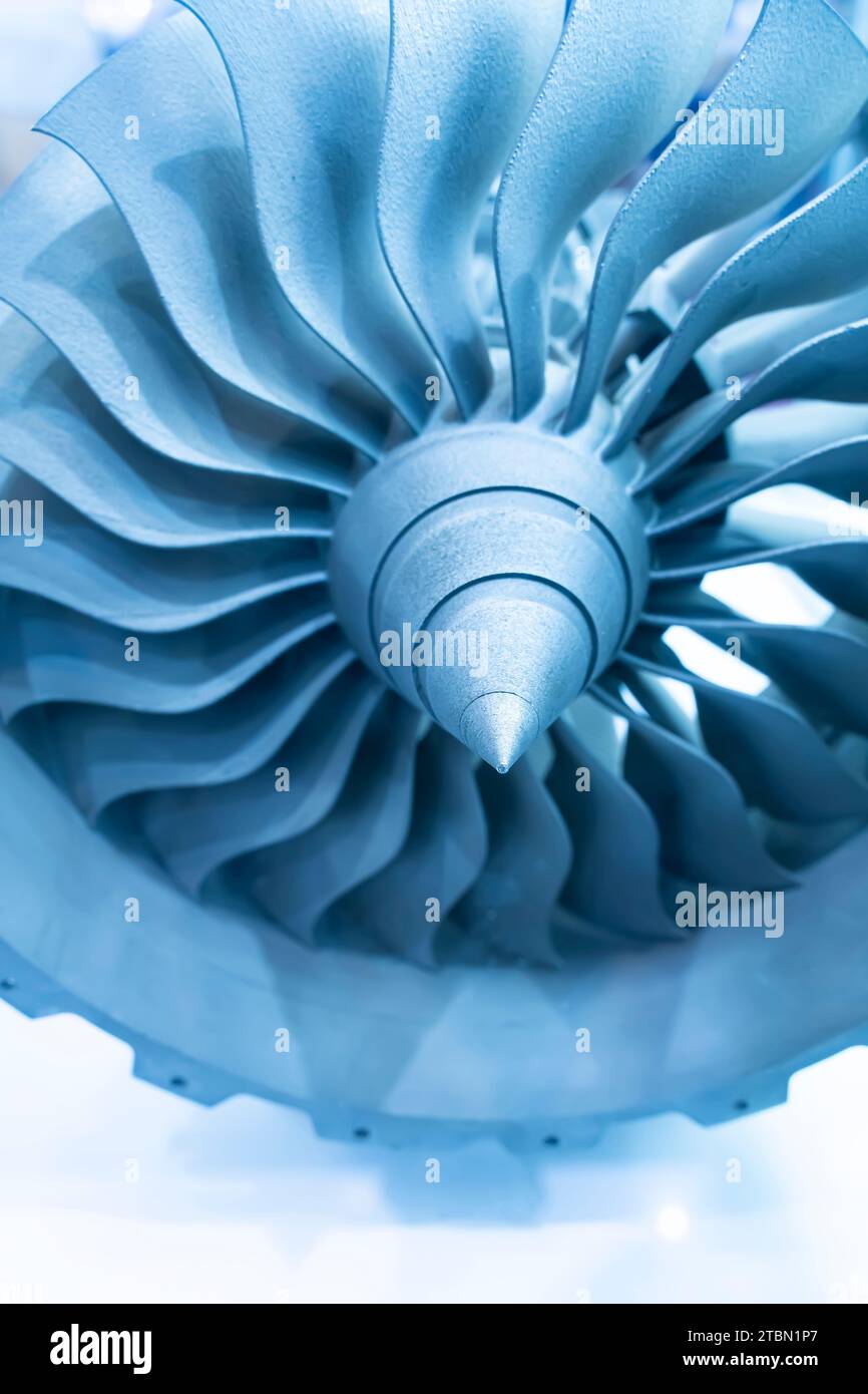 3D printer turbine engine printed model metal plastic Stock Photo - Alamy
