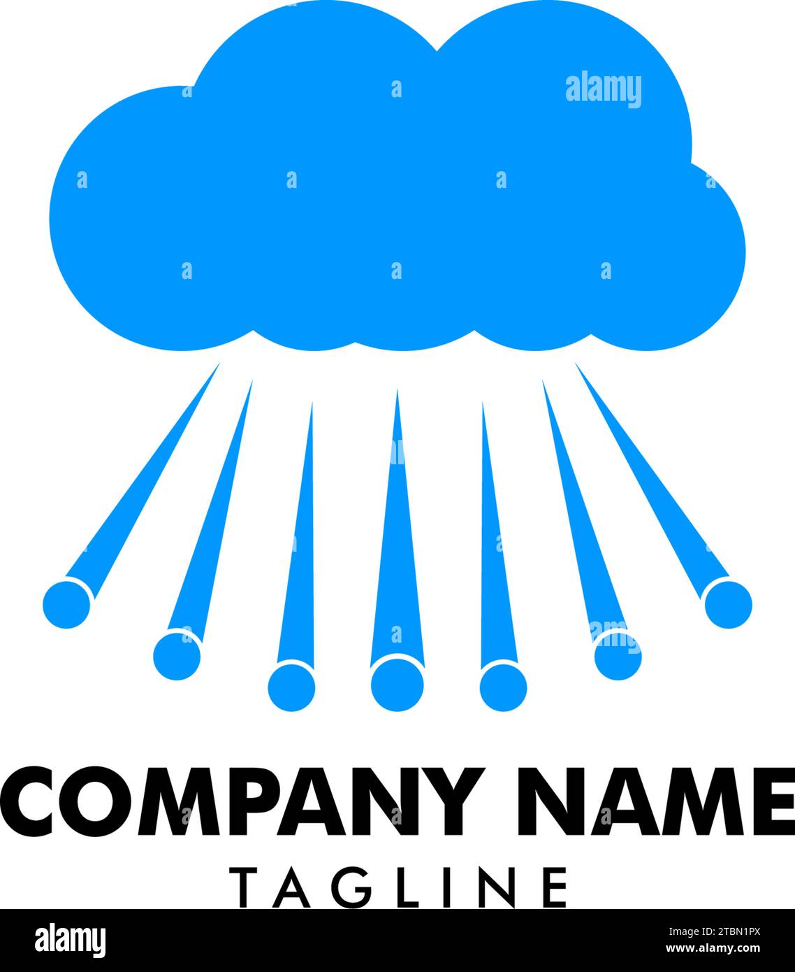 Cloud Hail Logo Vector Icon Stock Vector Image & Art - Alamy