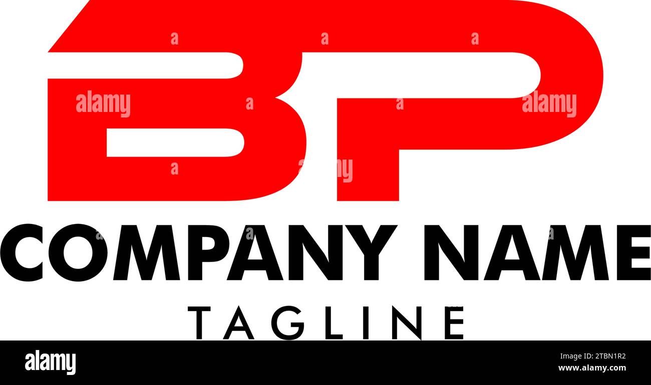 Initial Letter BP Logo Template Design Stock Vector Image & Art - Alamy