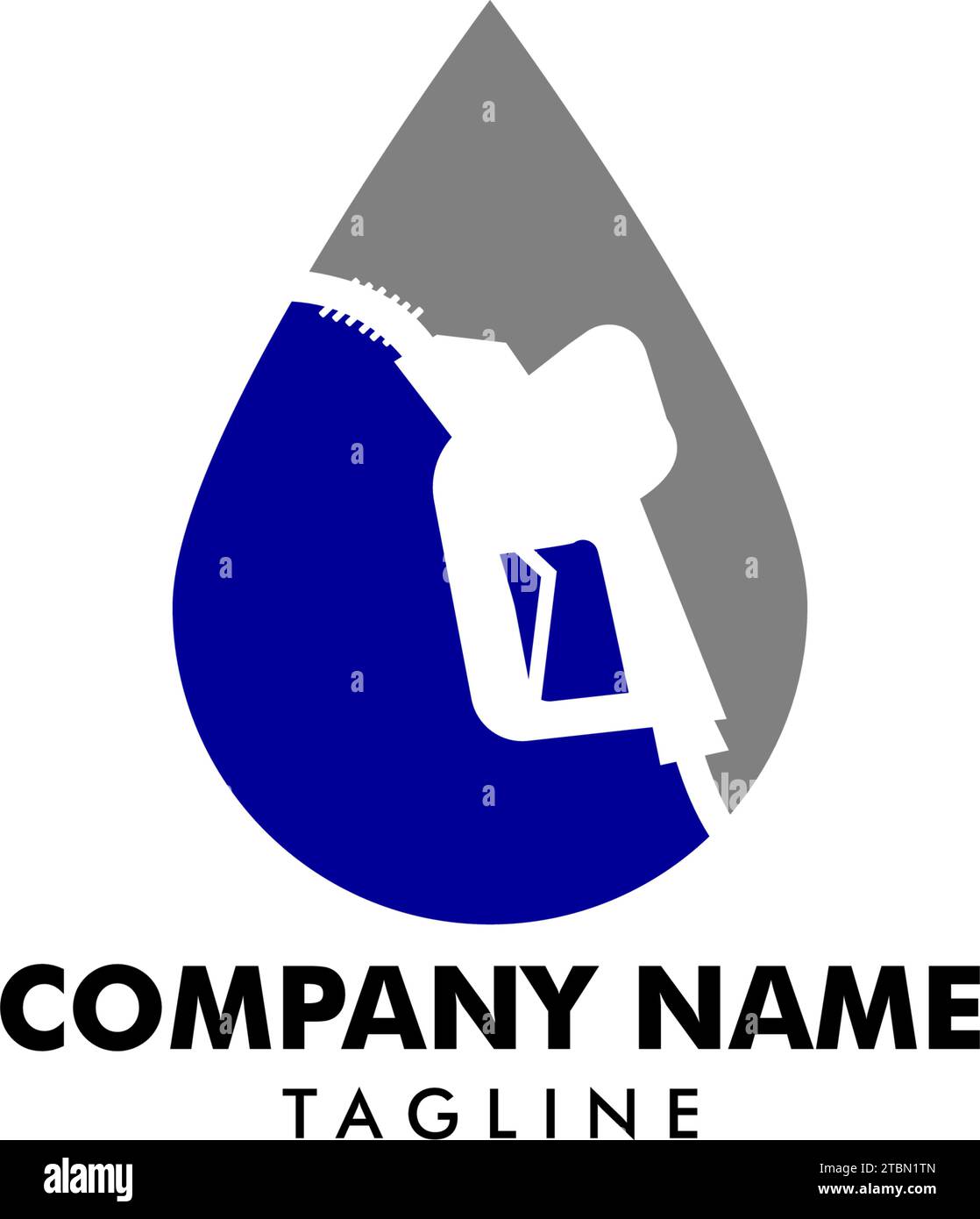 Gasoline Pump Nozzle Logo Template Design Stock Vector Image & Art - Alamy