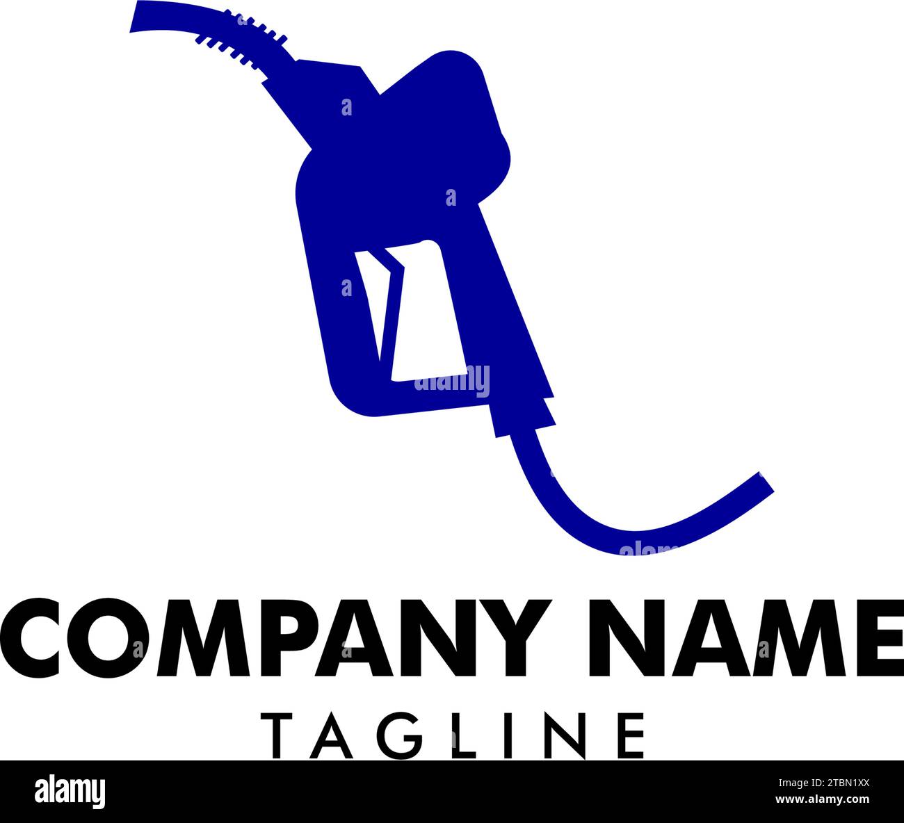 Gasoline Pump Nozzle Logo Template Design Stock Vector Image & Art - Alamy