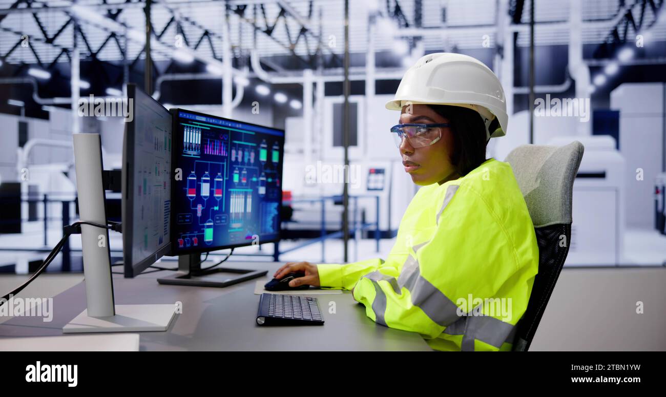 African Female Computer Designer: A Woman Empowering Technology Stock ...