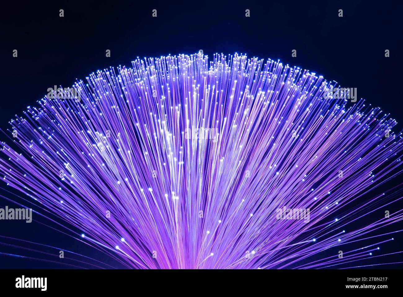 Fiber optics network cable lights abstract background Stock Photo - Alamy