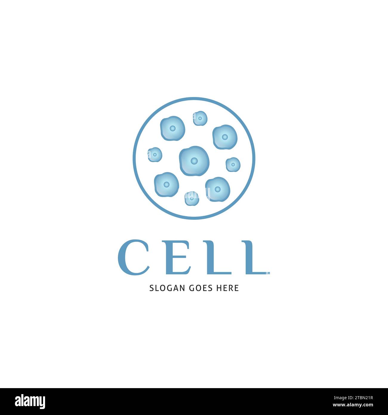 Cell vector logo, Bio molecular laboratory symbol Stock Vector Image ...