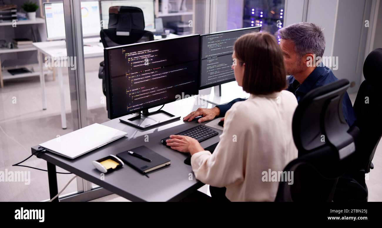 Computer programming codes development hi-res stock photography and images - Alamy