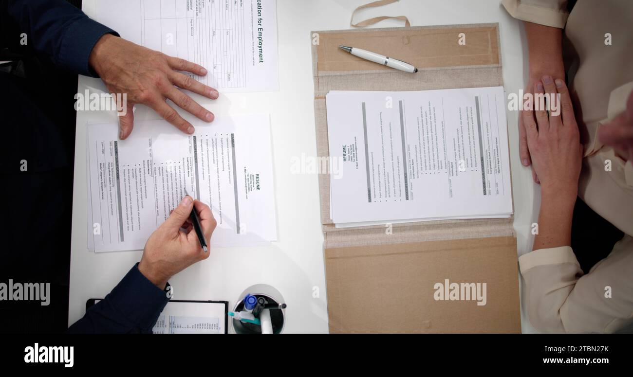 Professional Employment Meeting of Law Office Hire Stock Photo - Alamy
