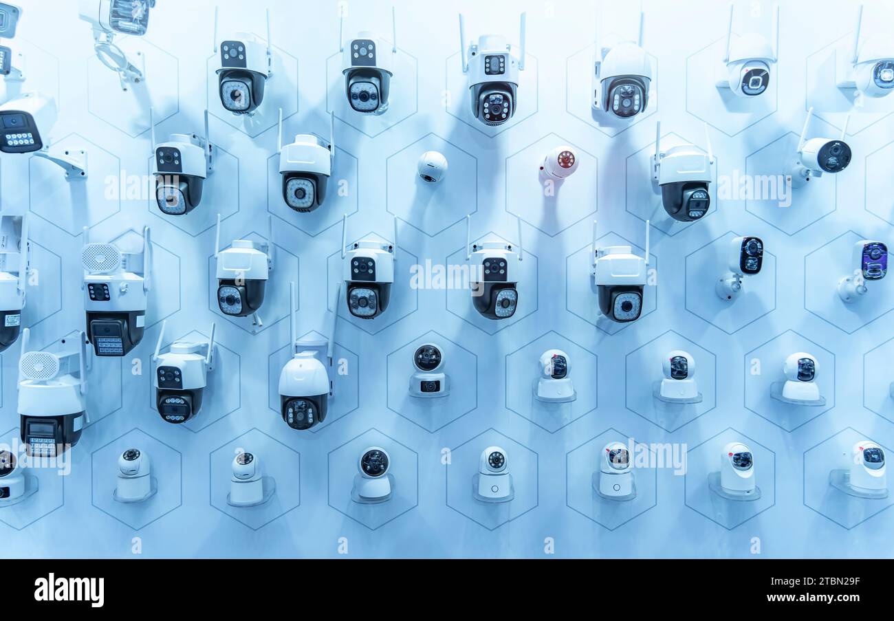 Collection Of Different Control Recording And Inspection Electronic Cameras Protection Property