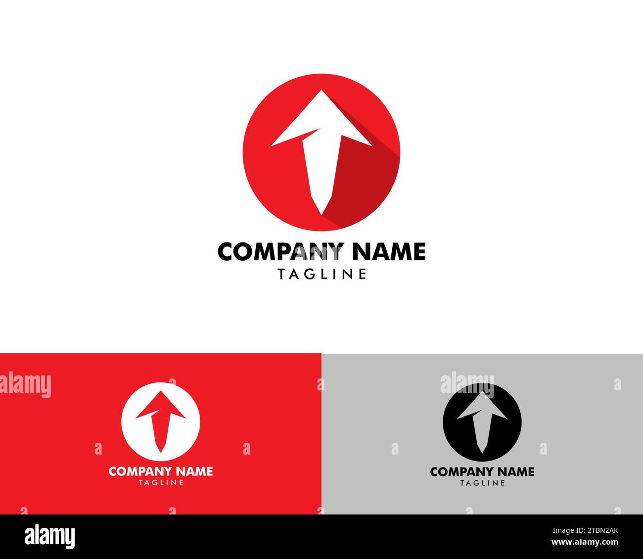 Circle Arrow Logo Template Vector Design Stock Vector Image & Art - Alamy