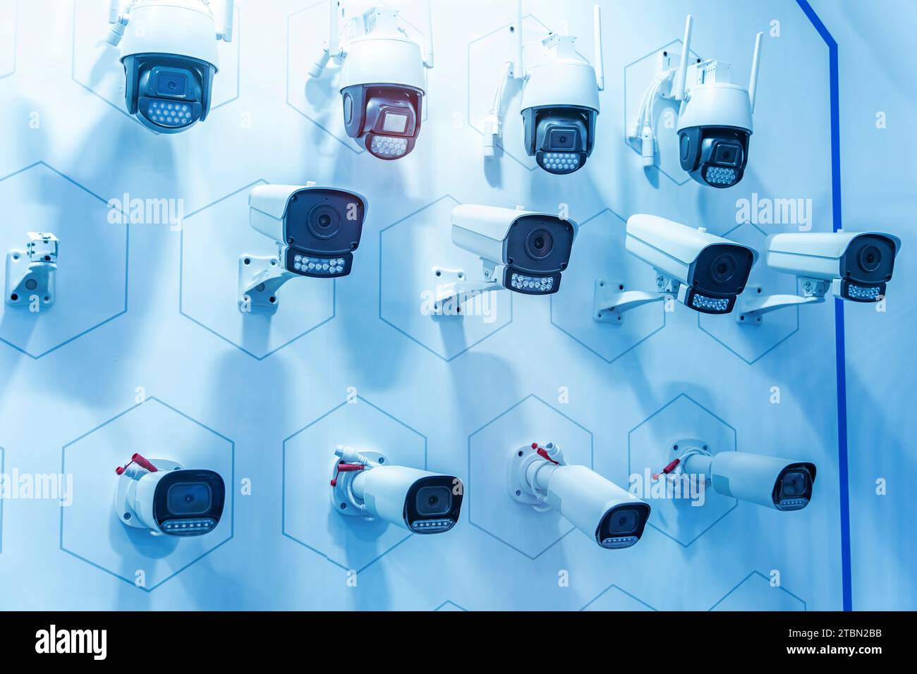 Collection Of Different Control Recording And Inspection Electronic Cameras Protection Property