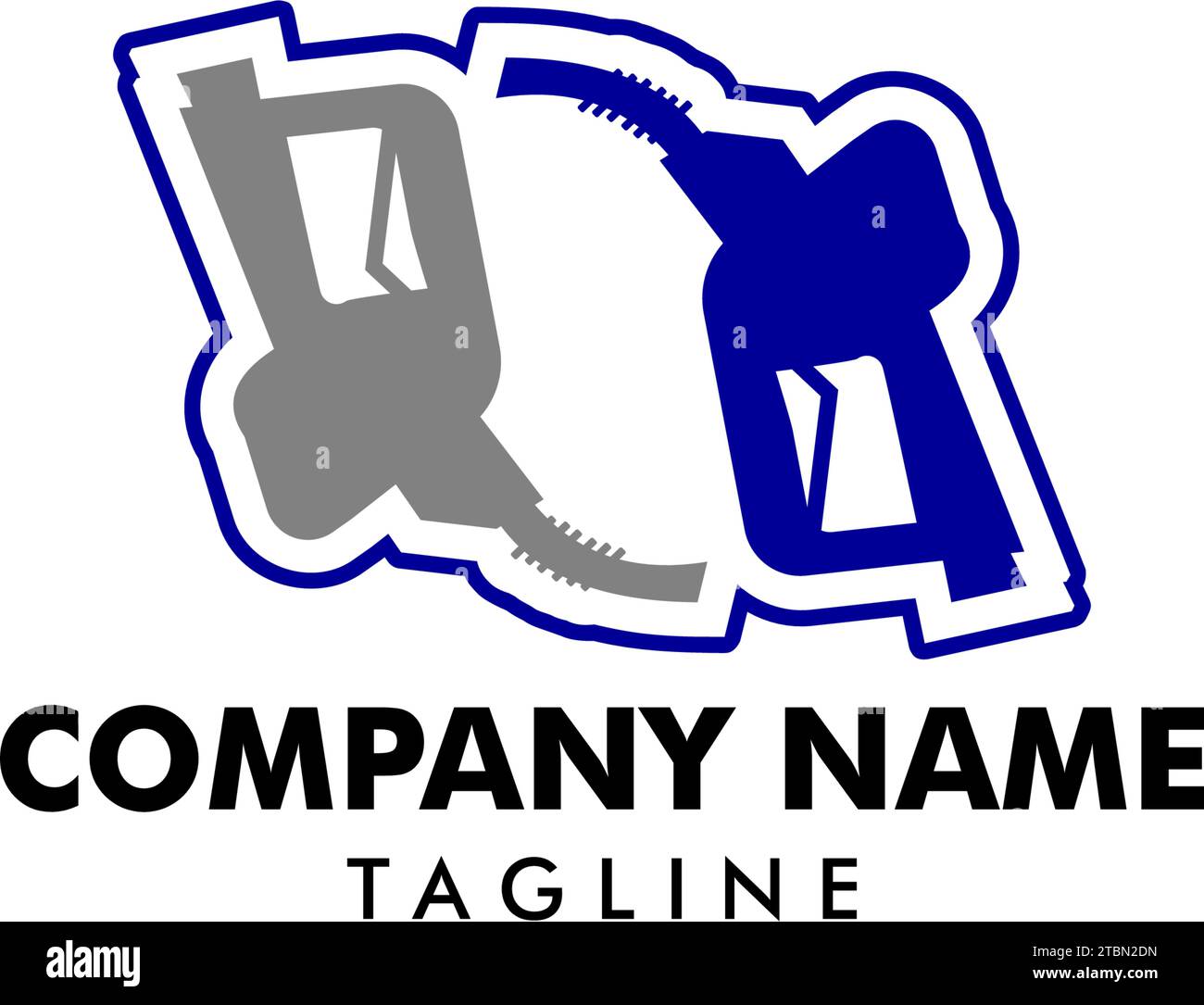 Gasoline Pump Nozzle Logo Template Design Stock Vector Image & Art - Alamy