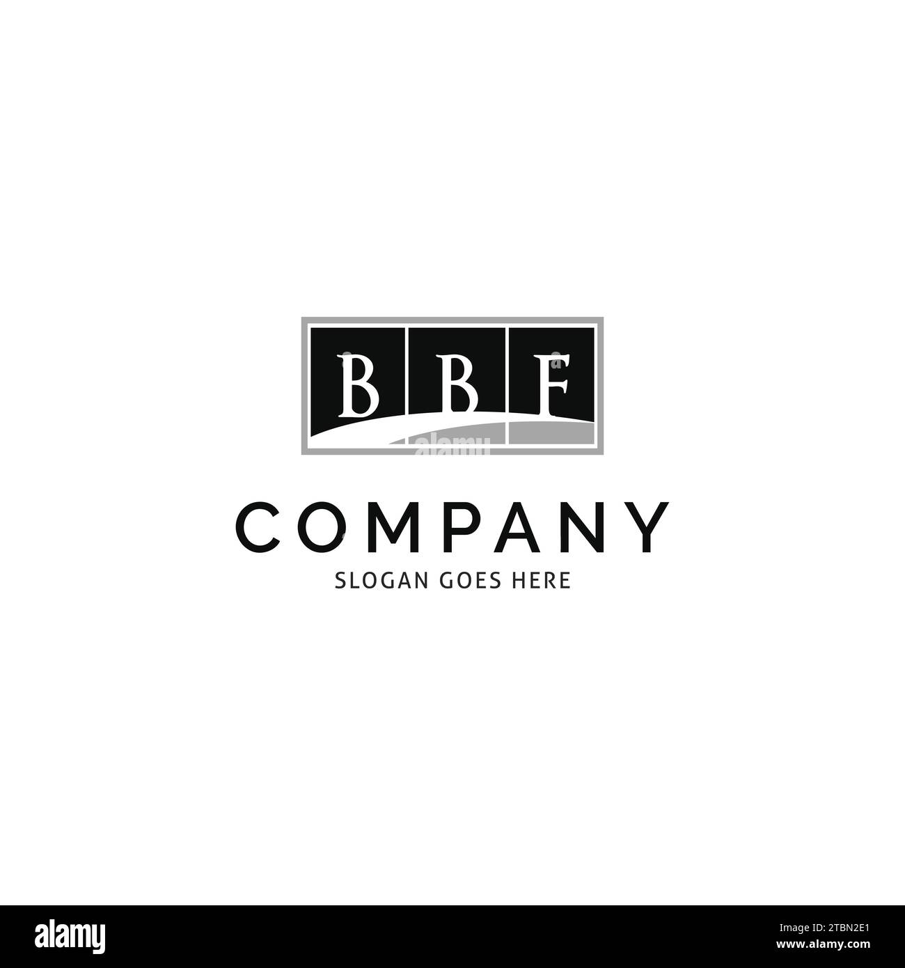Initial Letter BBF Icon Vector Logo Template Illustration Design Stock ...