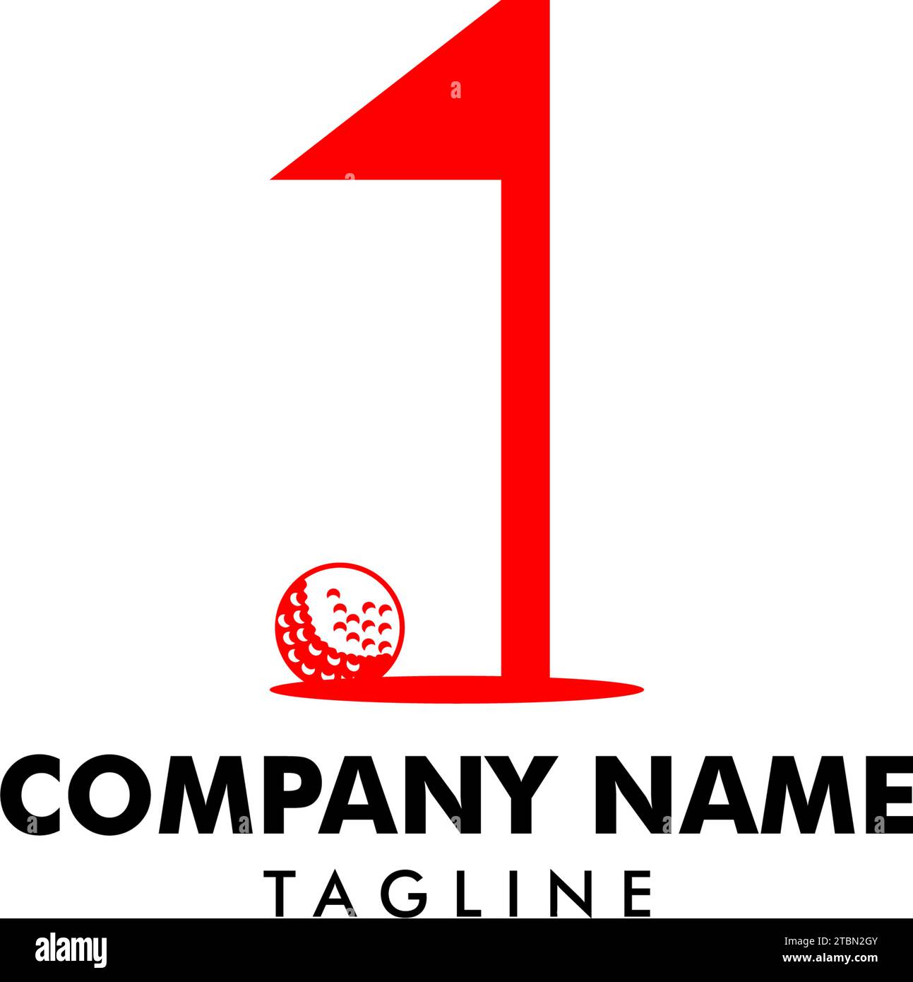 Golf Club Logo Design Template Vector Illustration Stock Vector Image ...