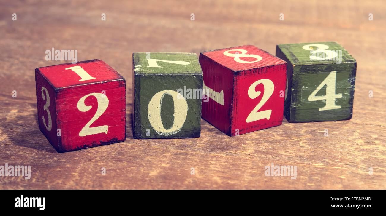2024 blocks hi-res stock photography and images - Alamy