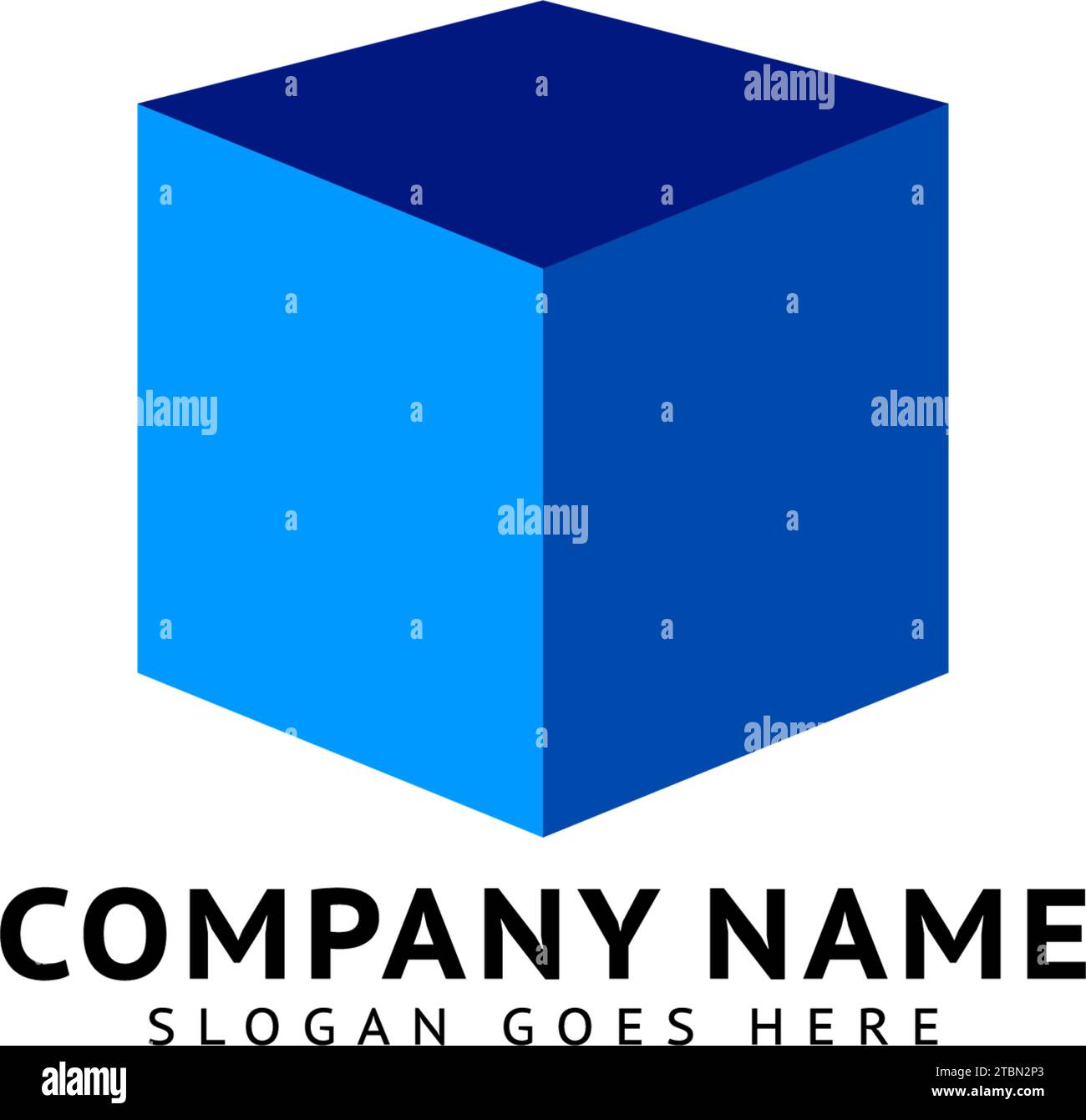 Cube Icon Vector Illustration Logo Design Element Stock Vector Image ...
