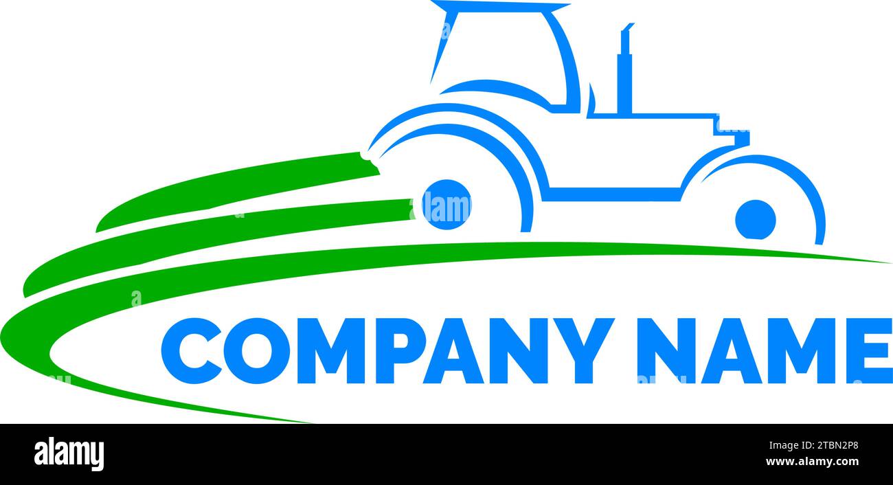 Tractor Logo Design Stock Vector Image & Art - Alamy
