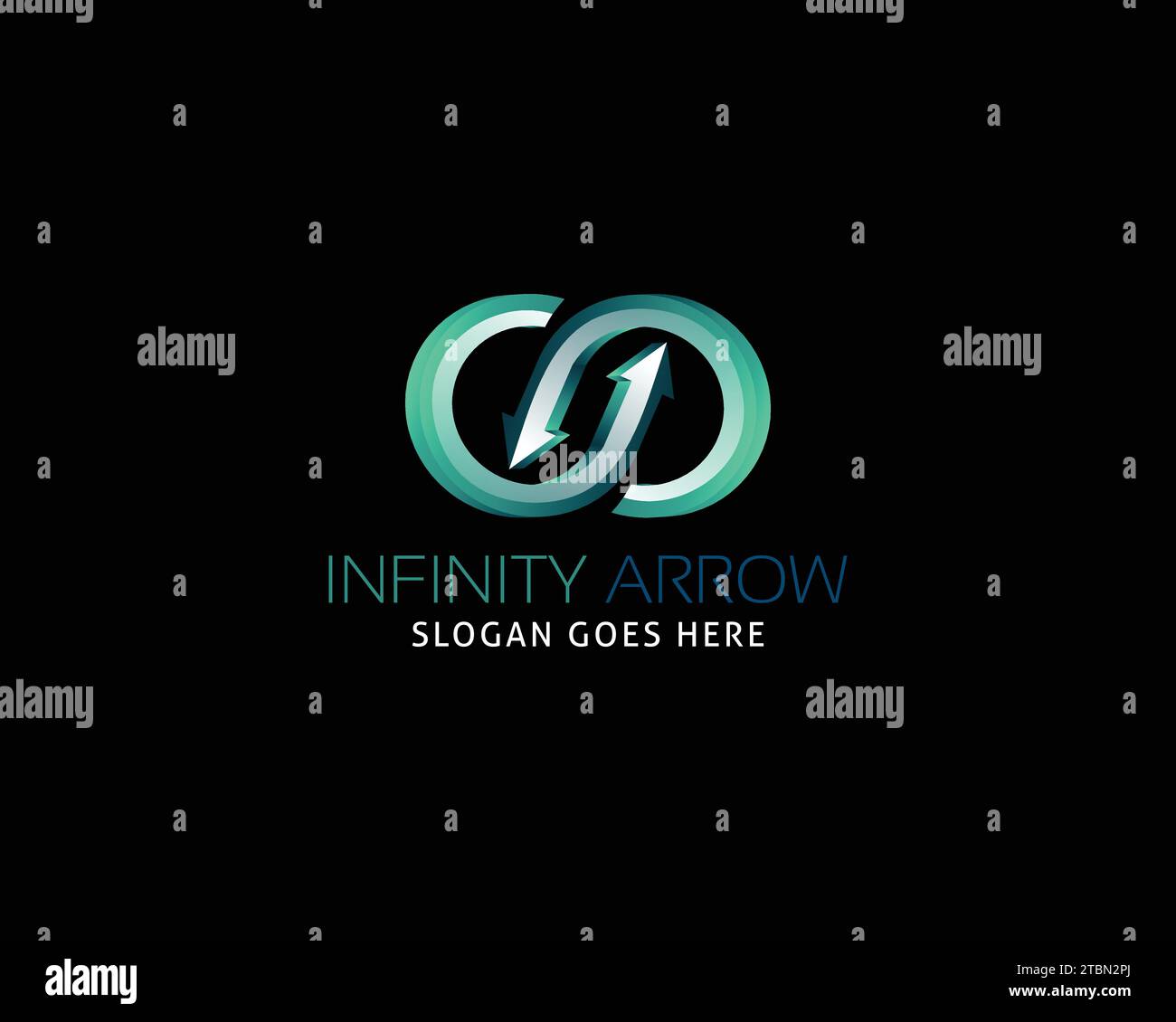 Infinity arrow Stock Vector Images - Alamy