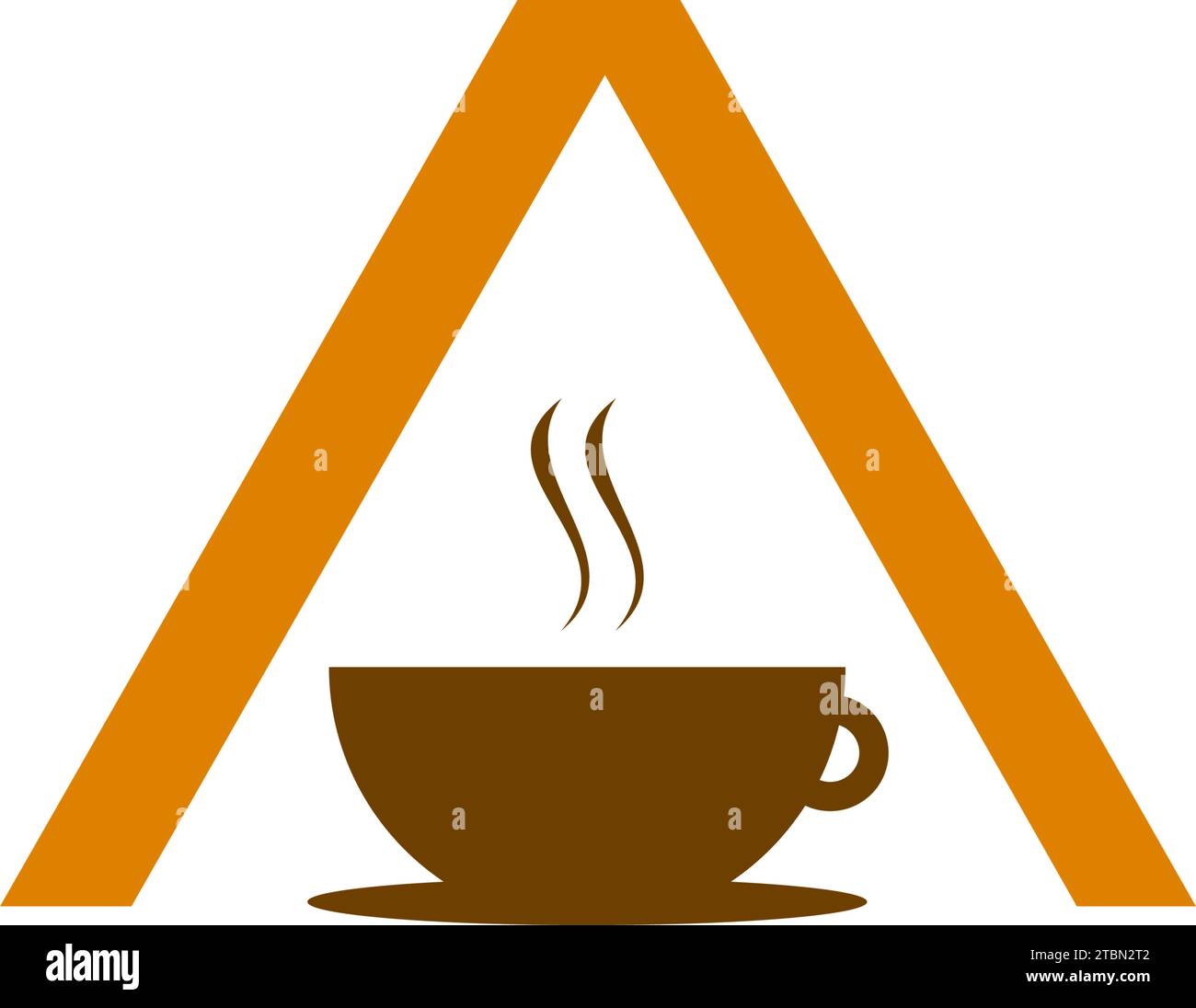Letter A Coffee Shop Logo Vector Icon Stock Vector Image & Art - Alamy