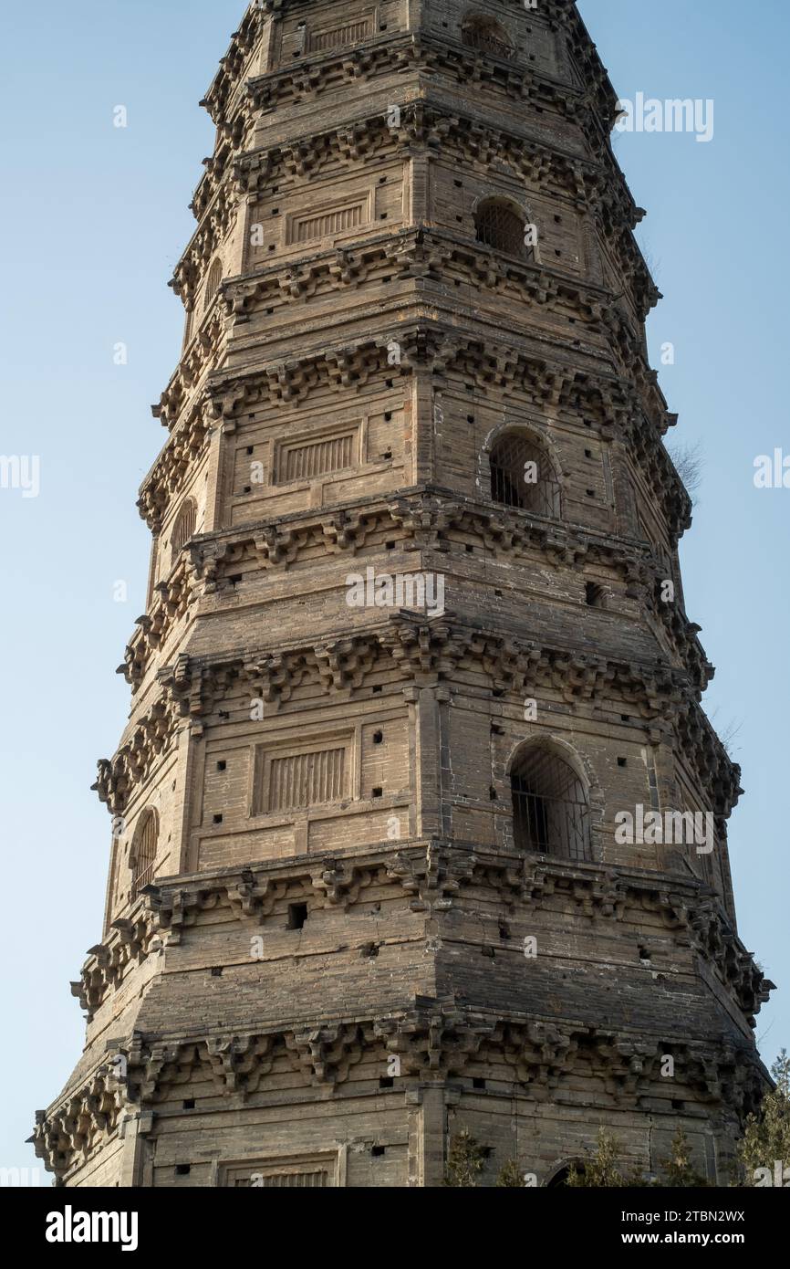 Liangxiang Pagoda or Haotian Pagoda in the Fangshan District of Beijing ...