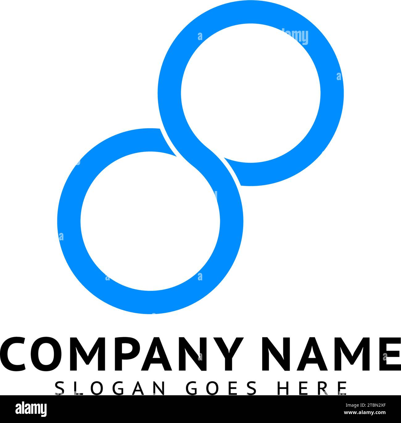 Infinity Symbol Logo Design Vector Illustration Stock Vector Image ...