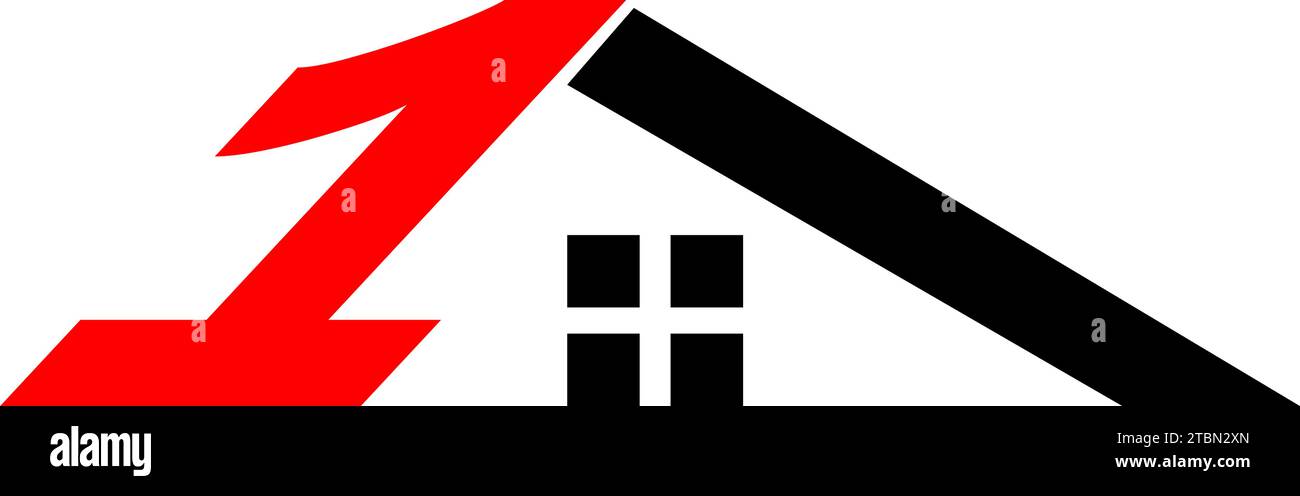 Number one 1 real estate sign logo icon design template Stock Vector ...