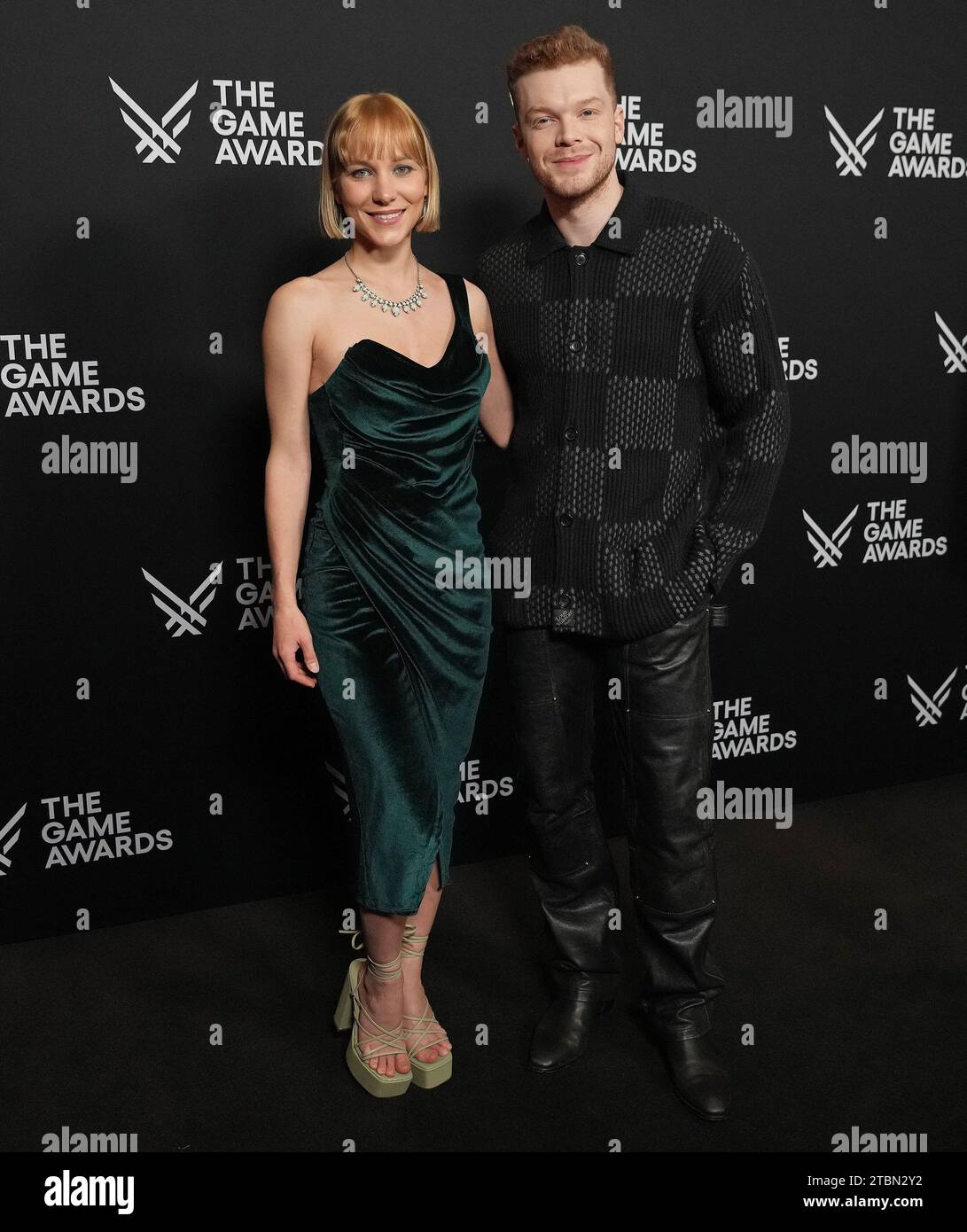 Los Angeles, USA. 07th Dec, 2022. (L-R) Tina Ivlev and Cameron Monaghan ...