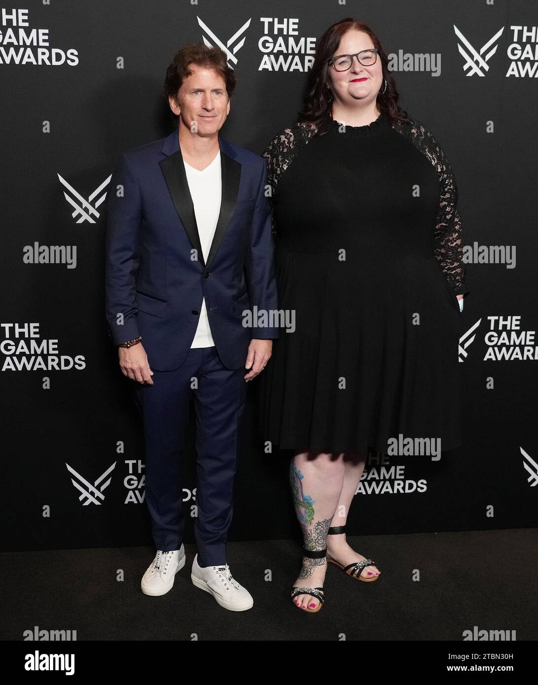 Los Angeles, USA. 07th Dec, 2022. (L-R) Todd Howard and Angela Browder ...
