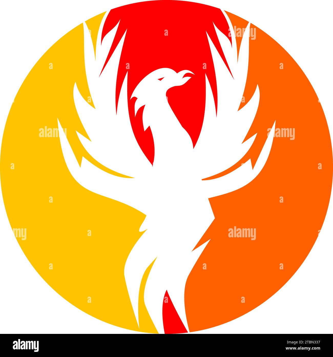 Phoenix logo design template Stock Vector Image & Art - Alamy