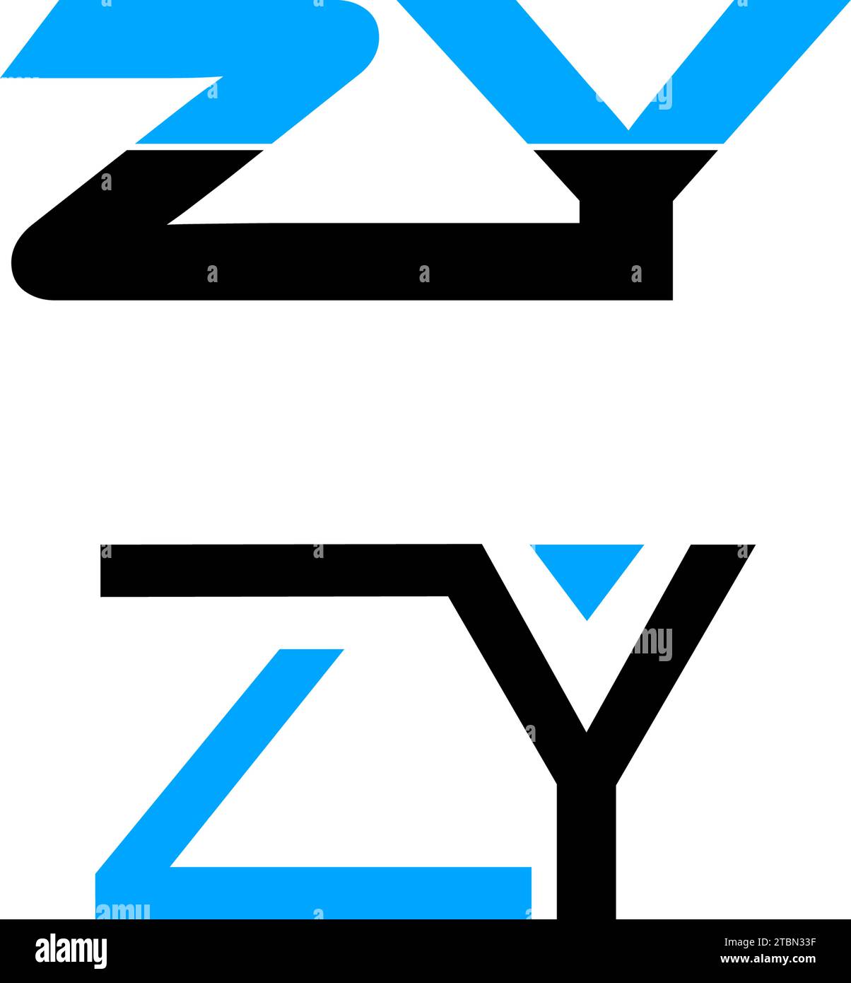 Set of Initial letter ZY logo template design Stock Vector Image & Art - Alamy
