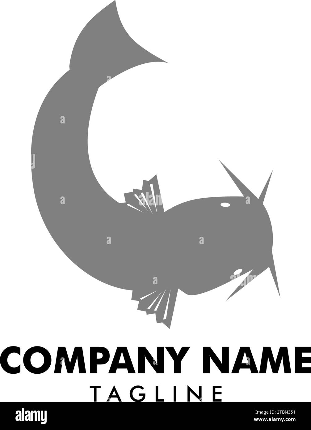 Catfish Logo Template Vector Icon Illustration Design Stock Vector ...