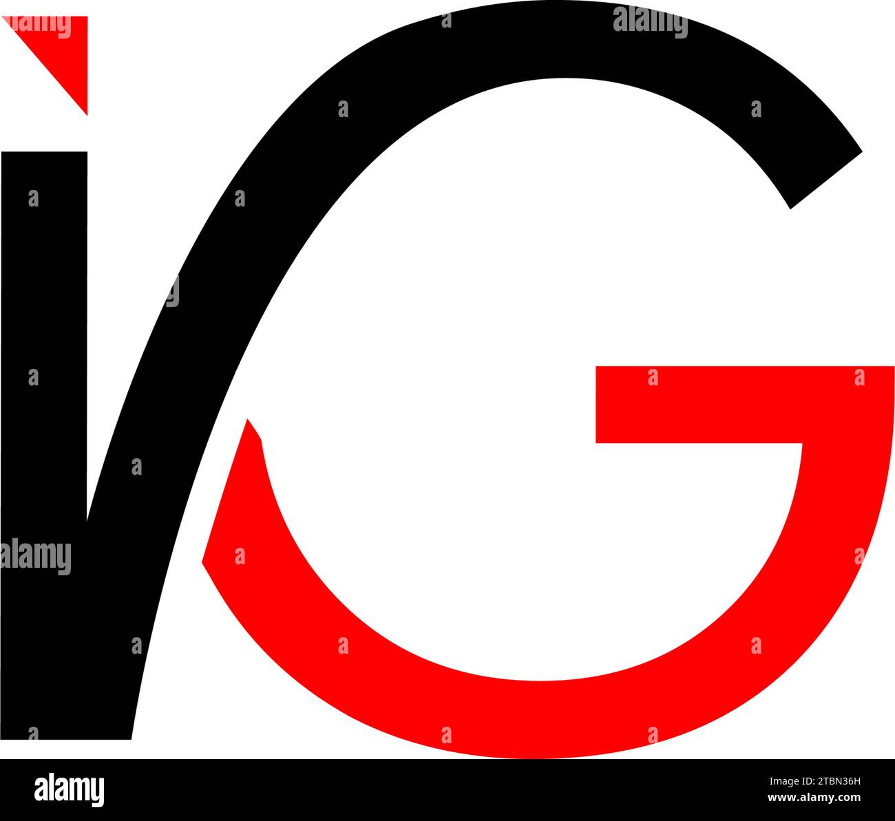 Initial Letter IG Logo Design Vector Template Stock Vector Image & Art ...