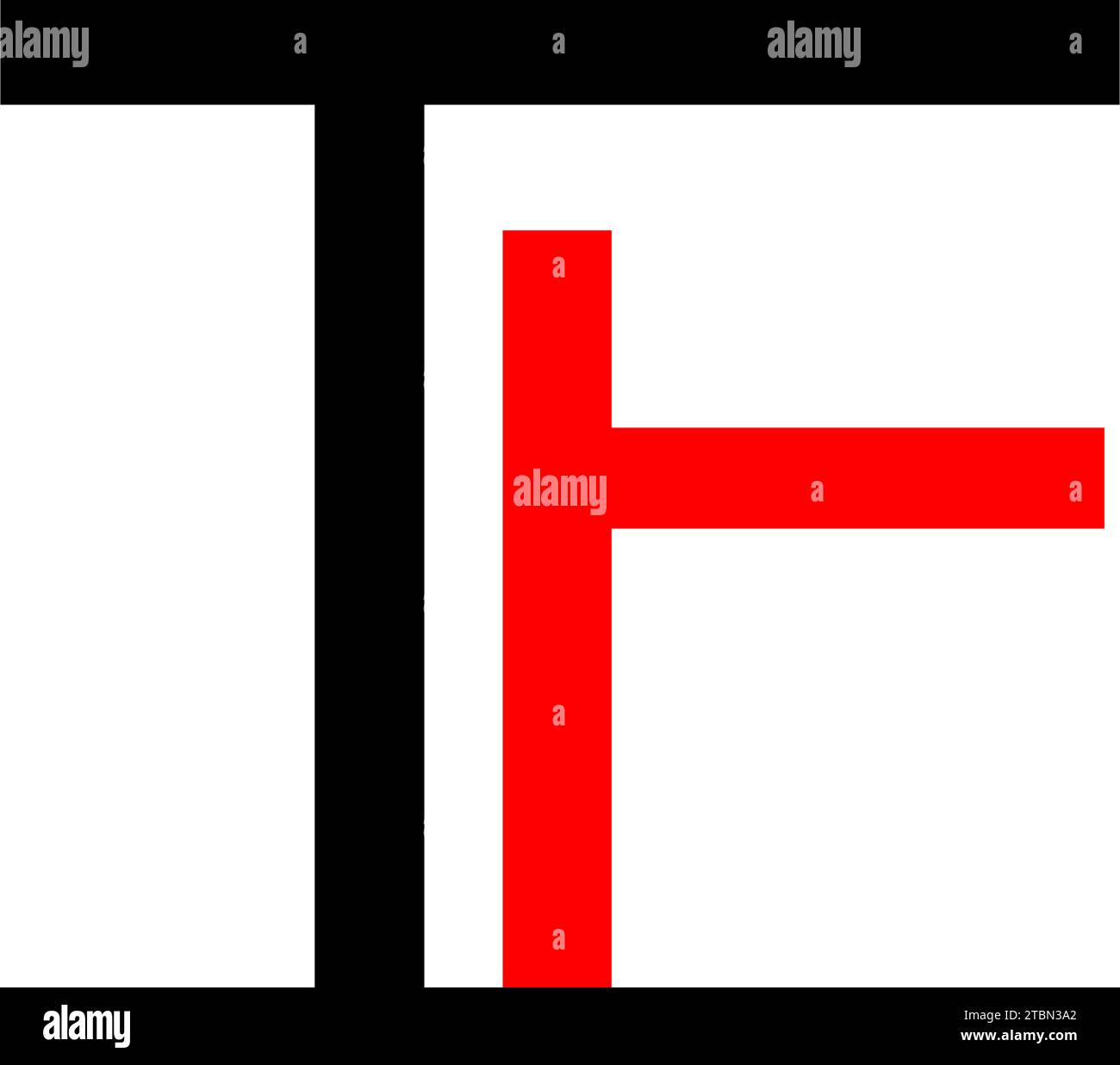 Initial Letter TF Design Logo Stock Vector Image & Art - Alamy