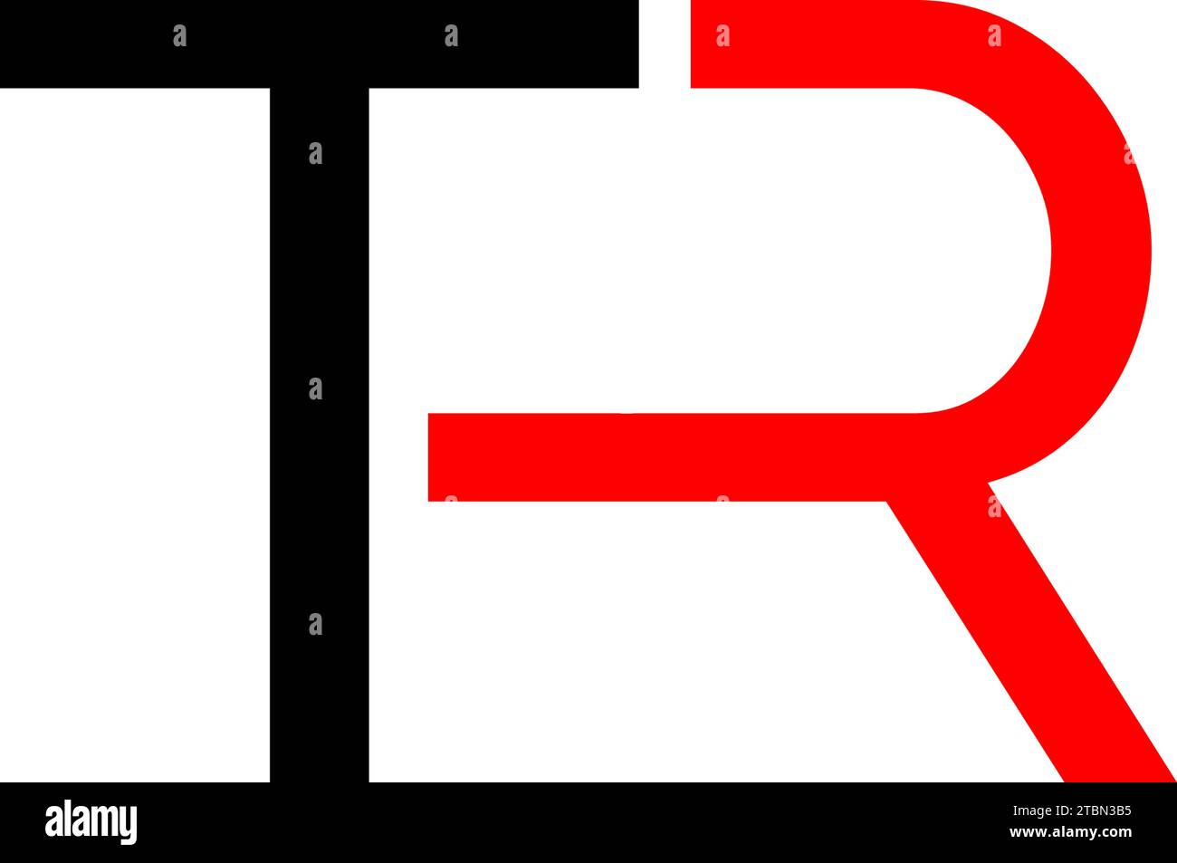 TR Letter Logo Design Template Vector Stock Vector Image & Art - Alamy