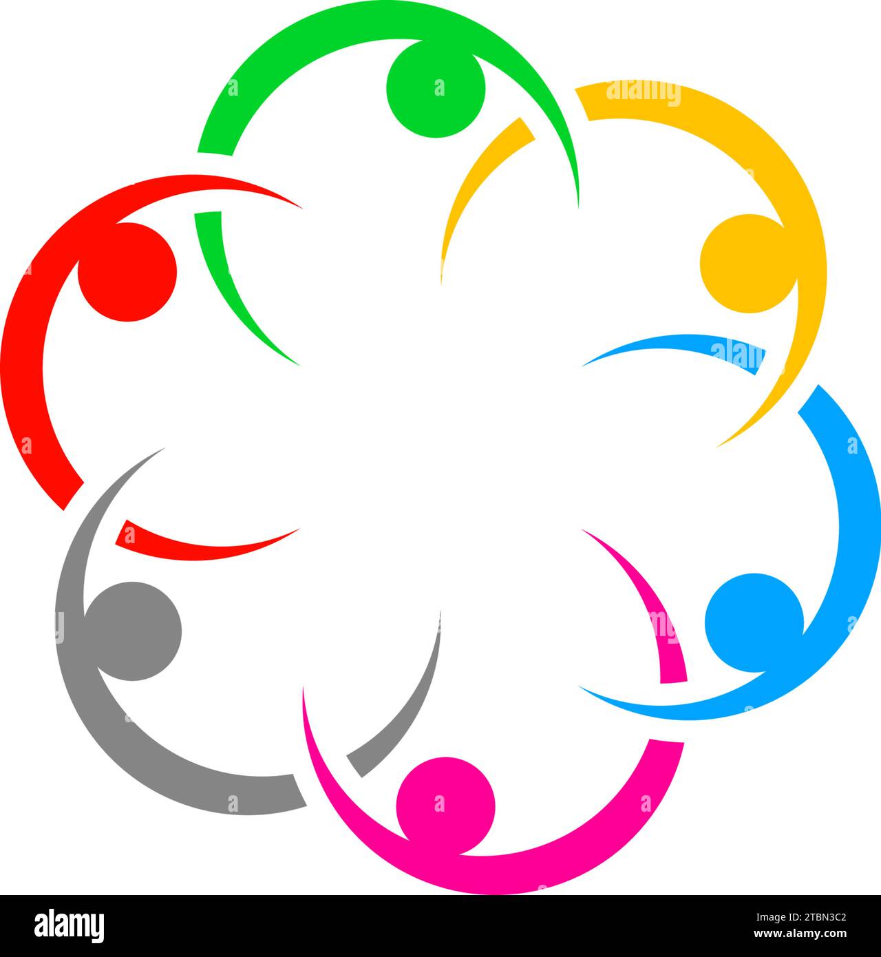 Teamwork Management People Group Logo Stock Vector Image & Art - Alamy