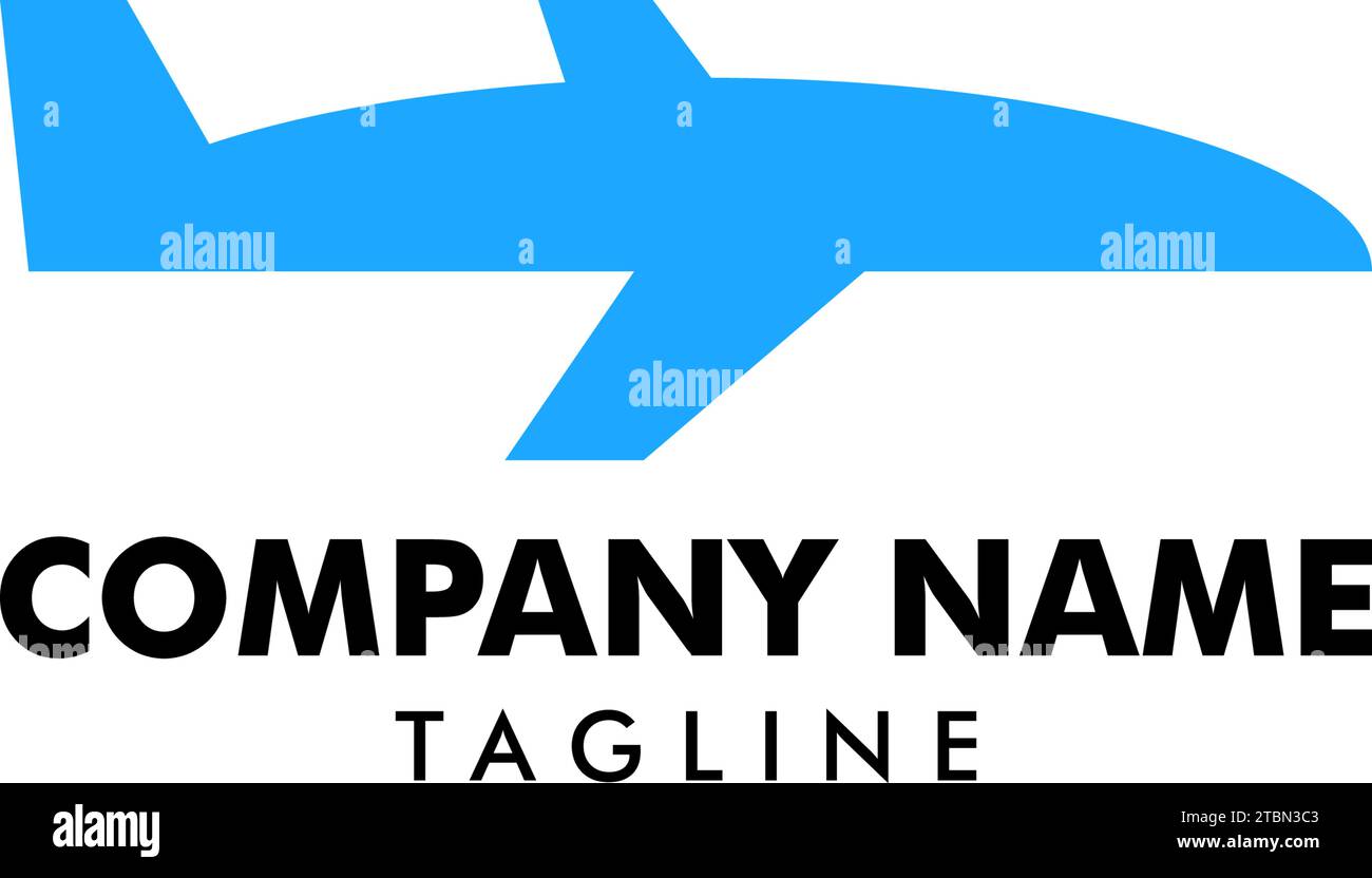 Airplane Vector Illustration Design Symbol Logo Template Stock Vector ...