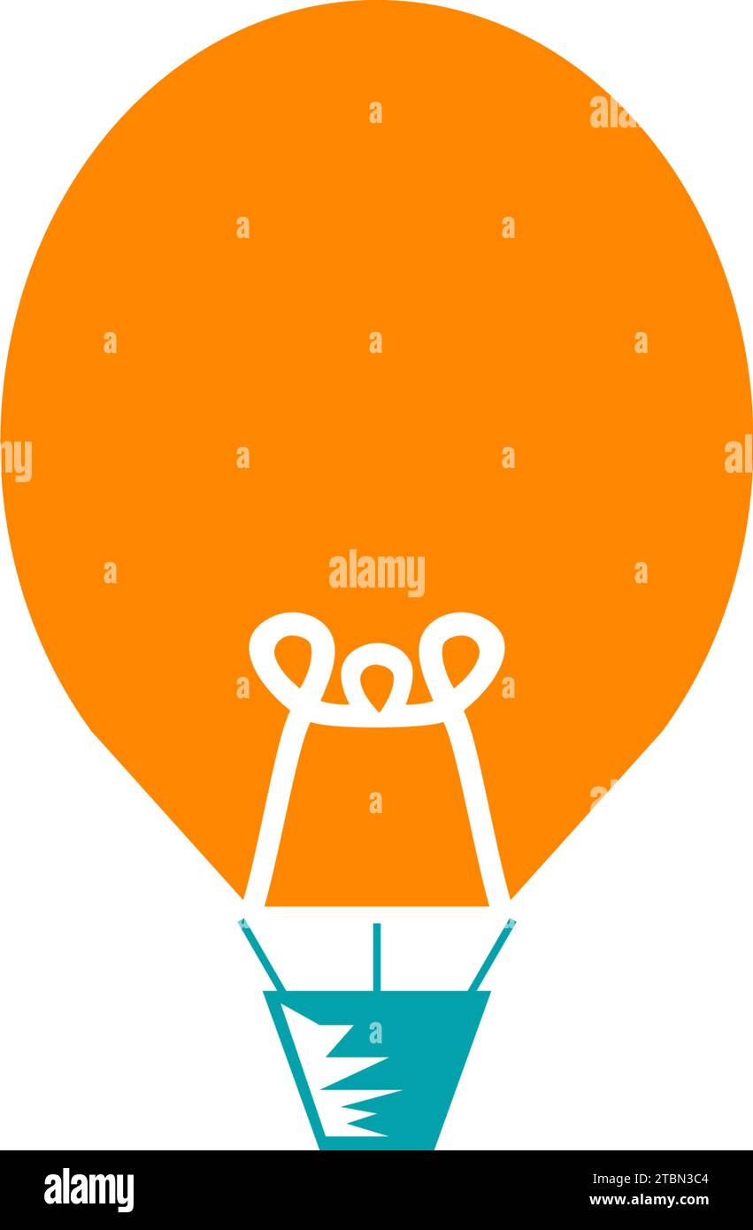 Air Balloon and light bulb logo design Stock Vector Image & Art - Alamy