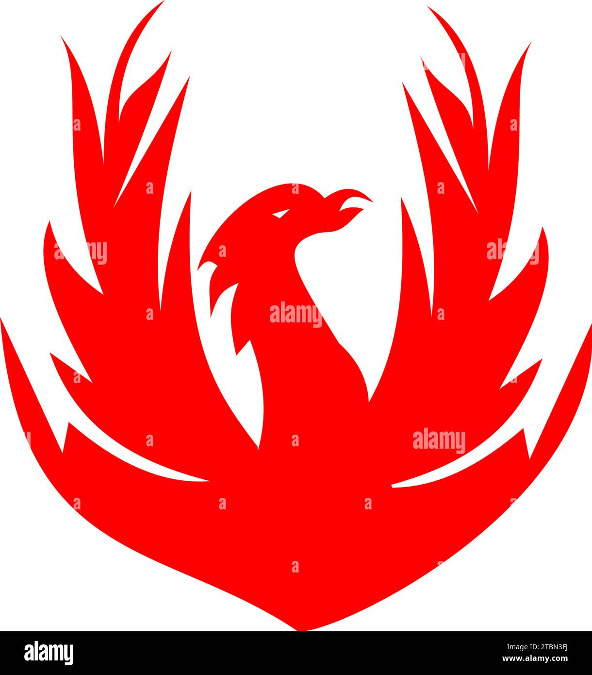 Phoenix logo design template Stock Vector Image & Art - Alamy