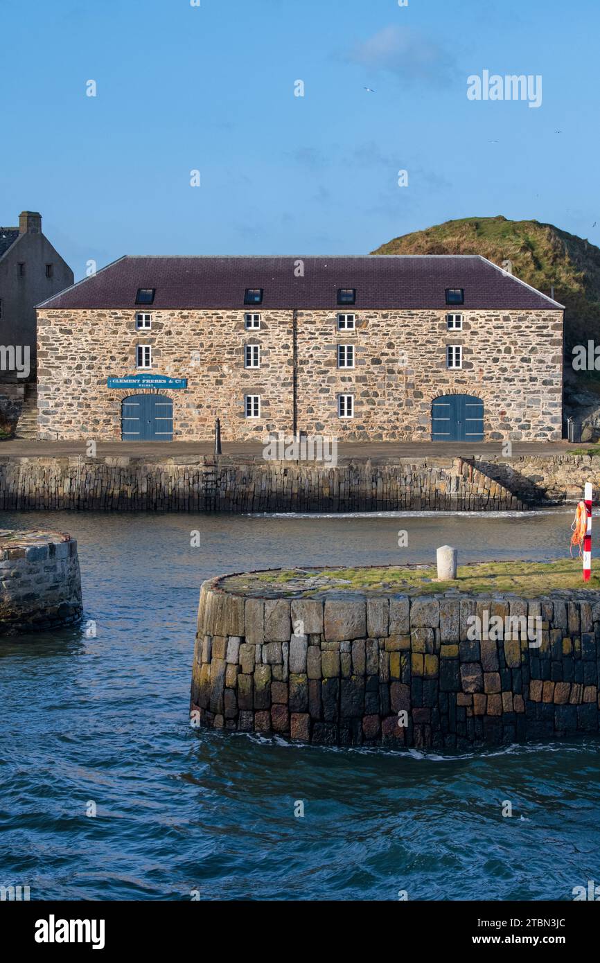 Portsoy harbour in november. Aberdeenshire, Scotland Stock Photo - Alamy