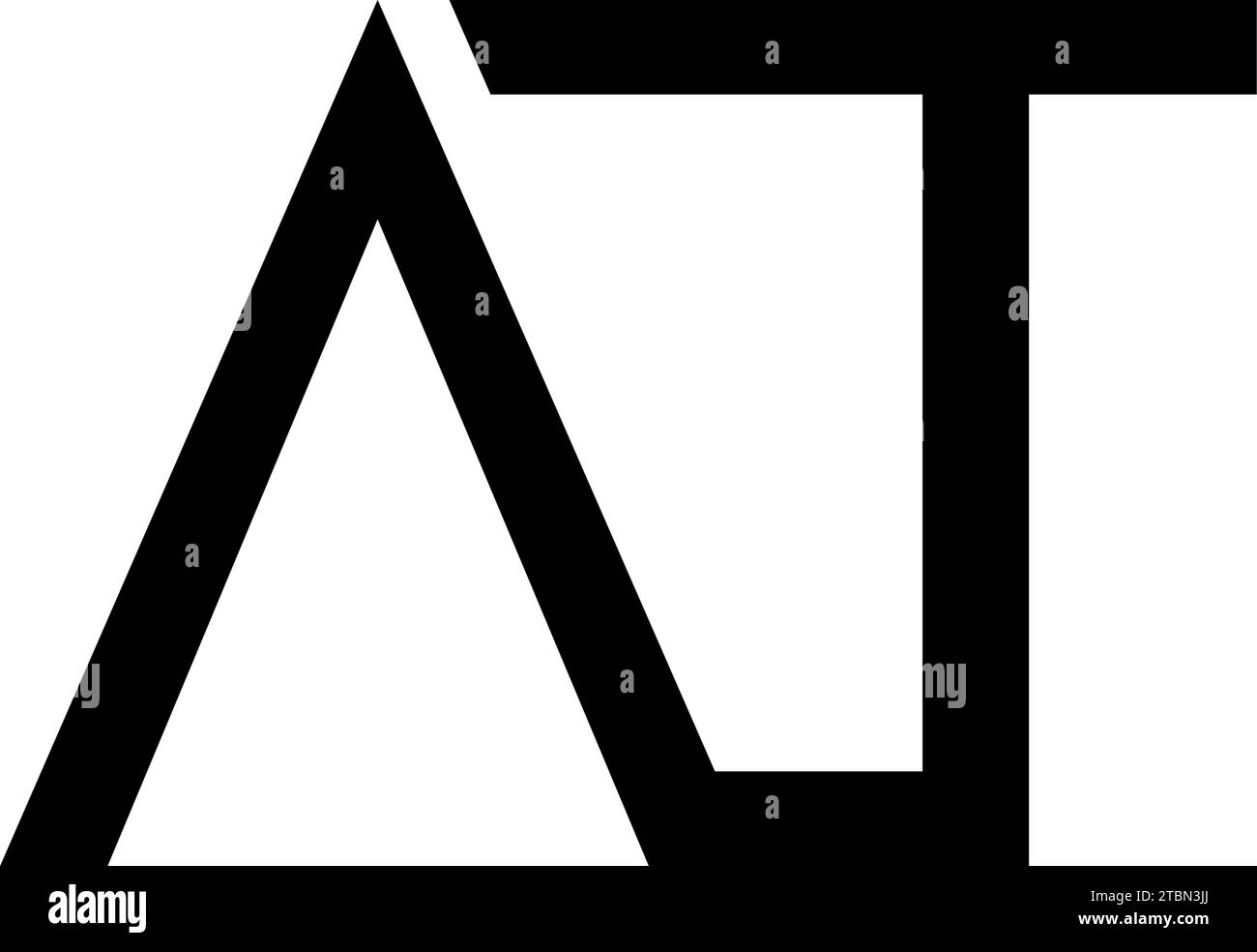 Letter A and T Logo Template Design Vector Stock Vector Image & Art - Alamy