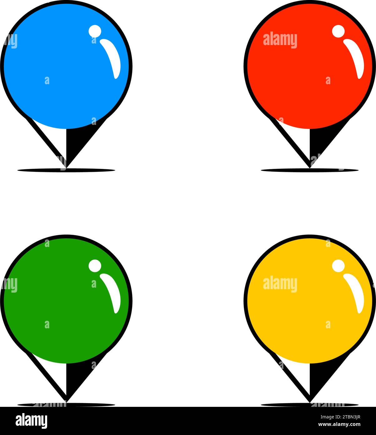 Map pin logo design element Stock Vector Image & Art - Alamy