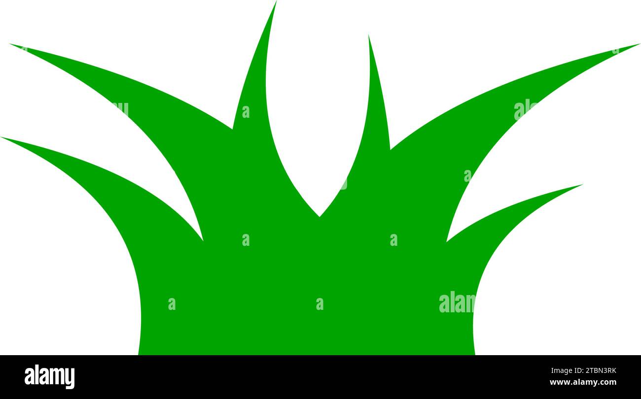 Grass logo design template Stock Vector Image & Art - Alamy