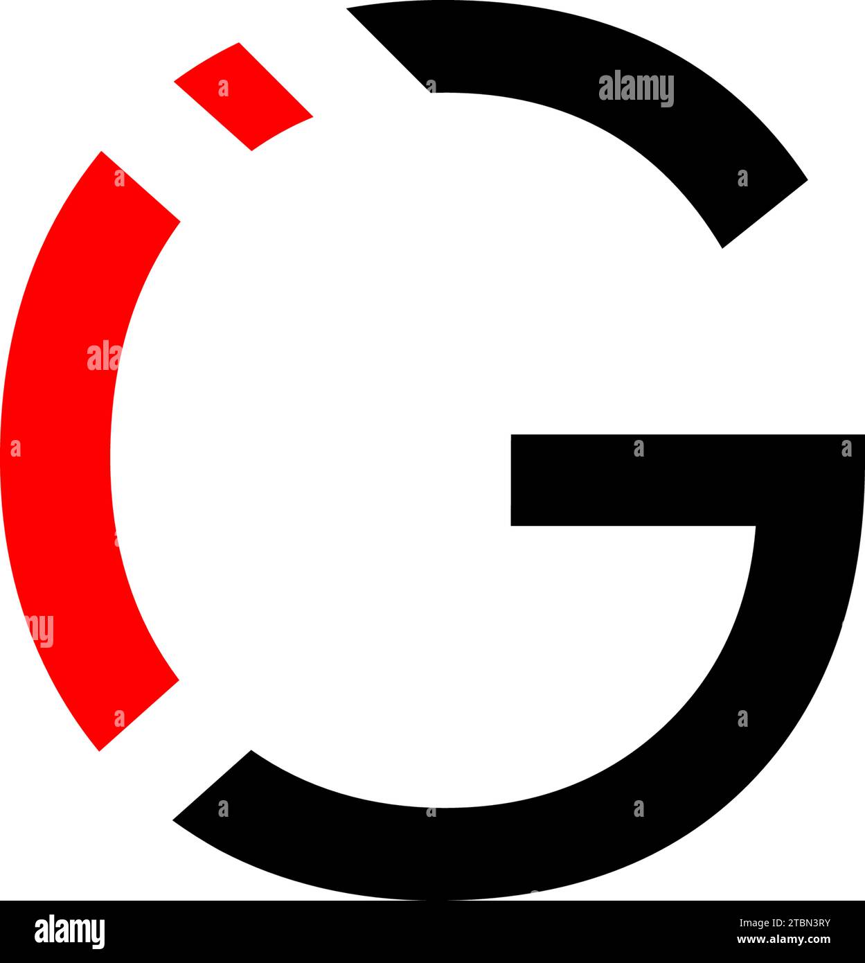 Initial Letter GI Logo Design Vector Template Stock Vector Image & Art ...