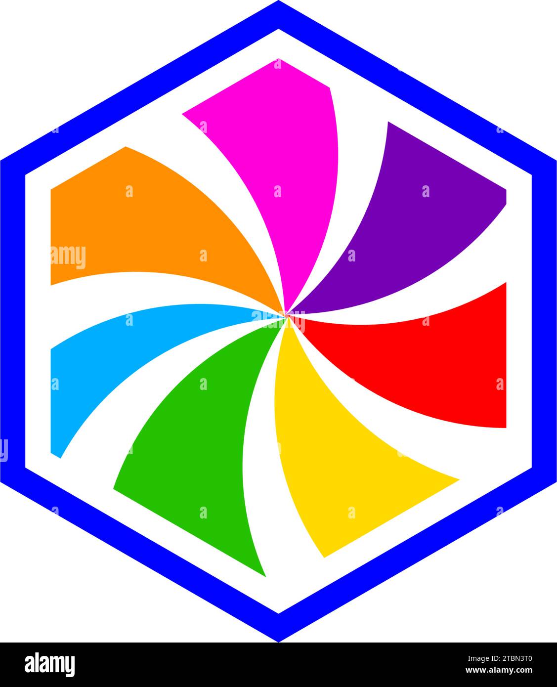 Abstract hexagon logo design Stock Vector Image & Art - Alamy