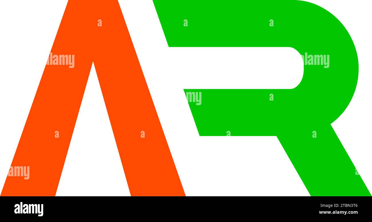 Initial Letter AR Logo Design Stock Vector Image & Art - Alamy