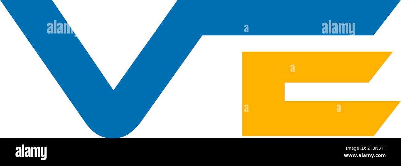 Initial Letter VE Logo Template Design Stock Vector Image & Art - Alamy