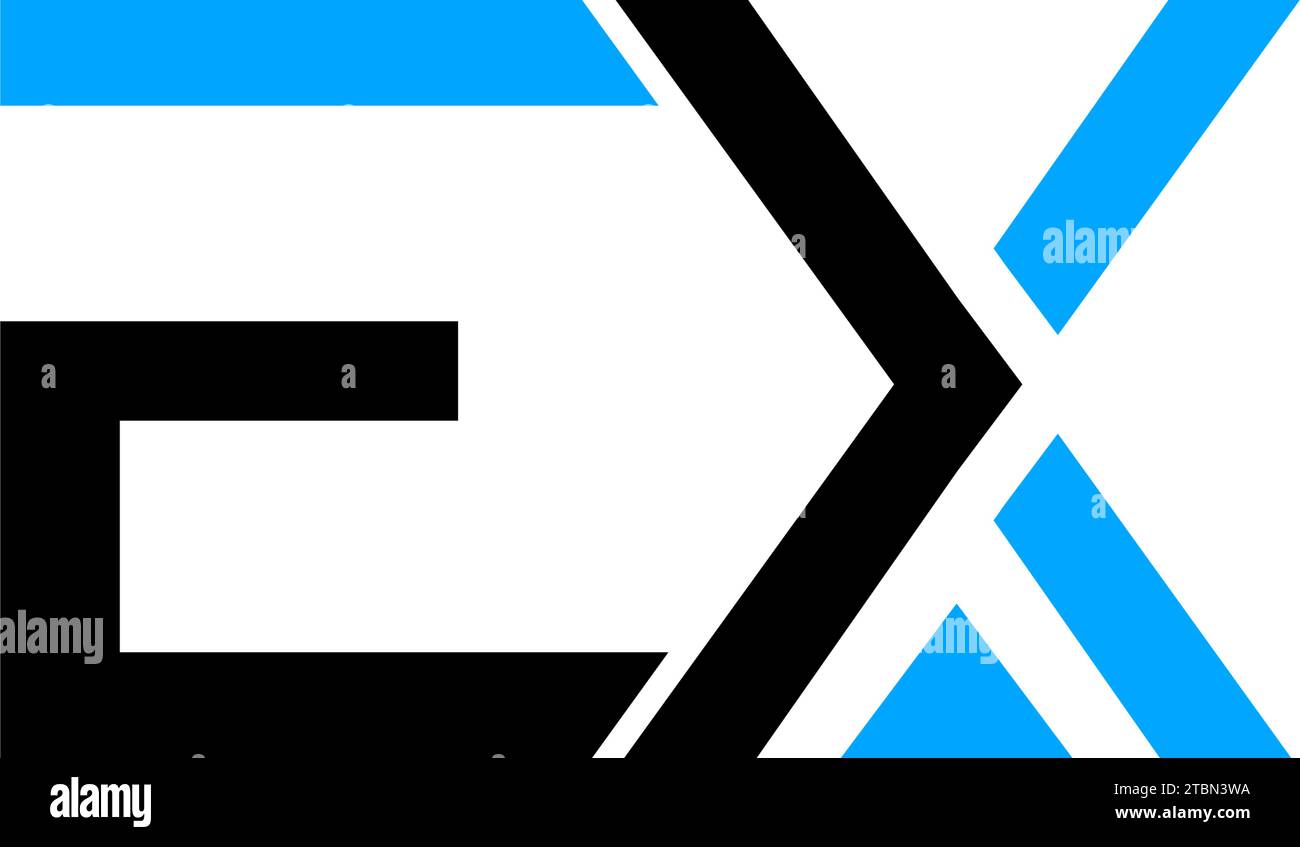 Initial letter EX logo template design Stock Vector Image & Art - Alamy